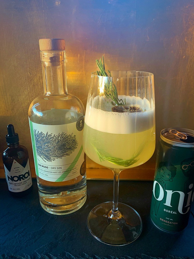 Mon cocktail du jour …. Saveurs de la Mitis avec le gin Mugo et le ...